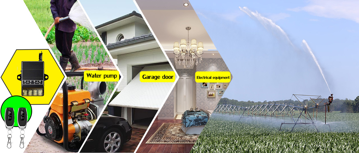 VONVOFF Wireless Remote Switch,AC110V/120V/240V/ 30A Relay RF Remote ...