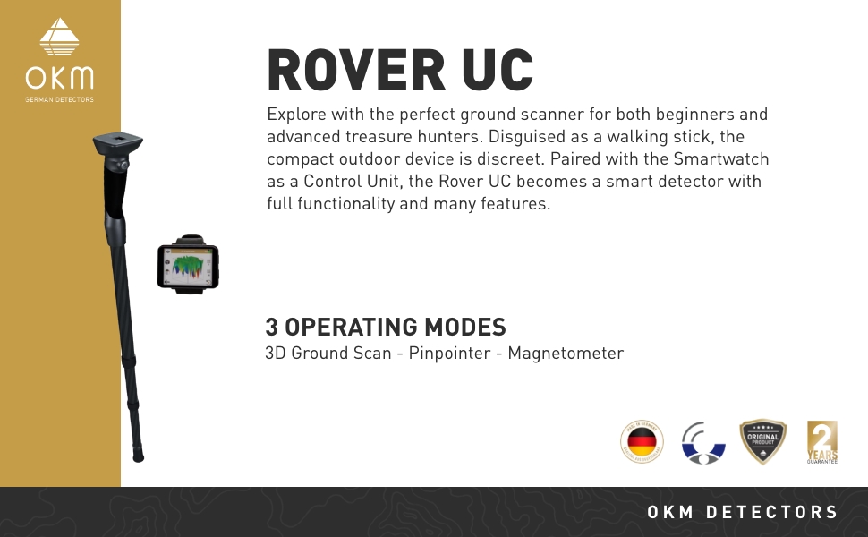 Amazon.com : OKM Rover UC - Performance Metal Detector - Treasure Hunter (4139) : Patio, Lawn ...