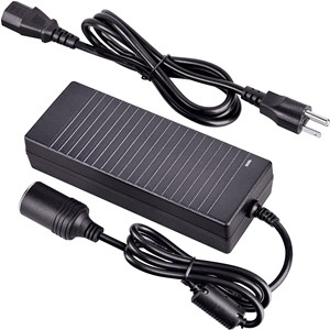 Amazon.com: AC to DC Converter, 100V ~ 240V to 12V 10A 120W, Car Cigarette Lighter Socket AC/DC ...