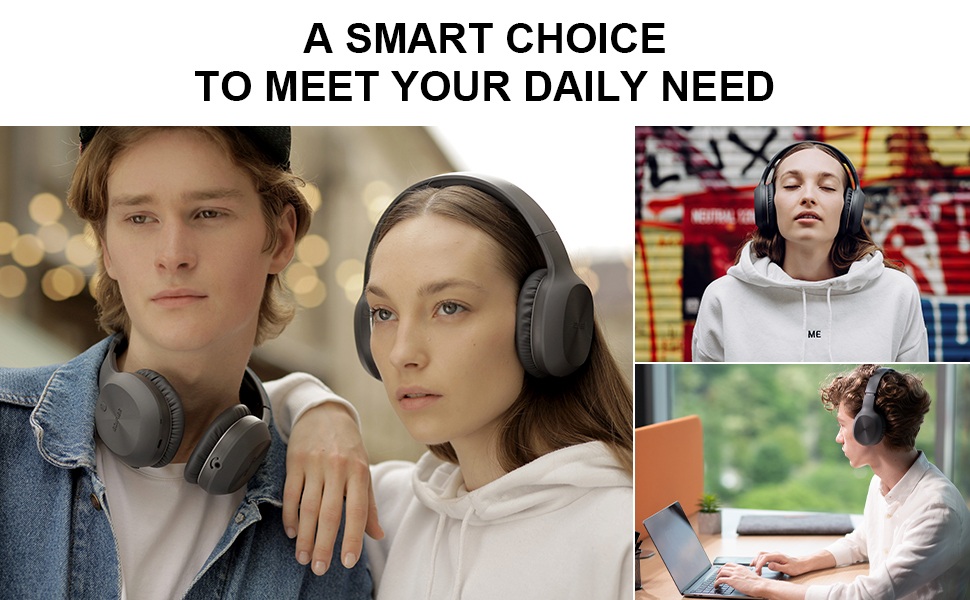 Amazon.com: Edifier W600BT Bluetooth 5.1 Stereo Headphones Over-Ear ...