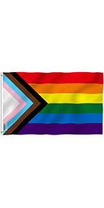ANLEY Fly Breeze 3x5 Foot Bi Pride Flag - Vivid Color and UV Fade Resistant - Canvas Header and ...