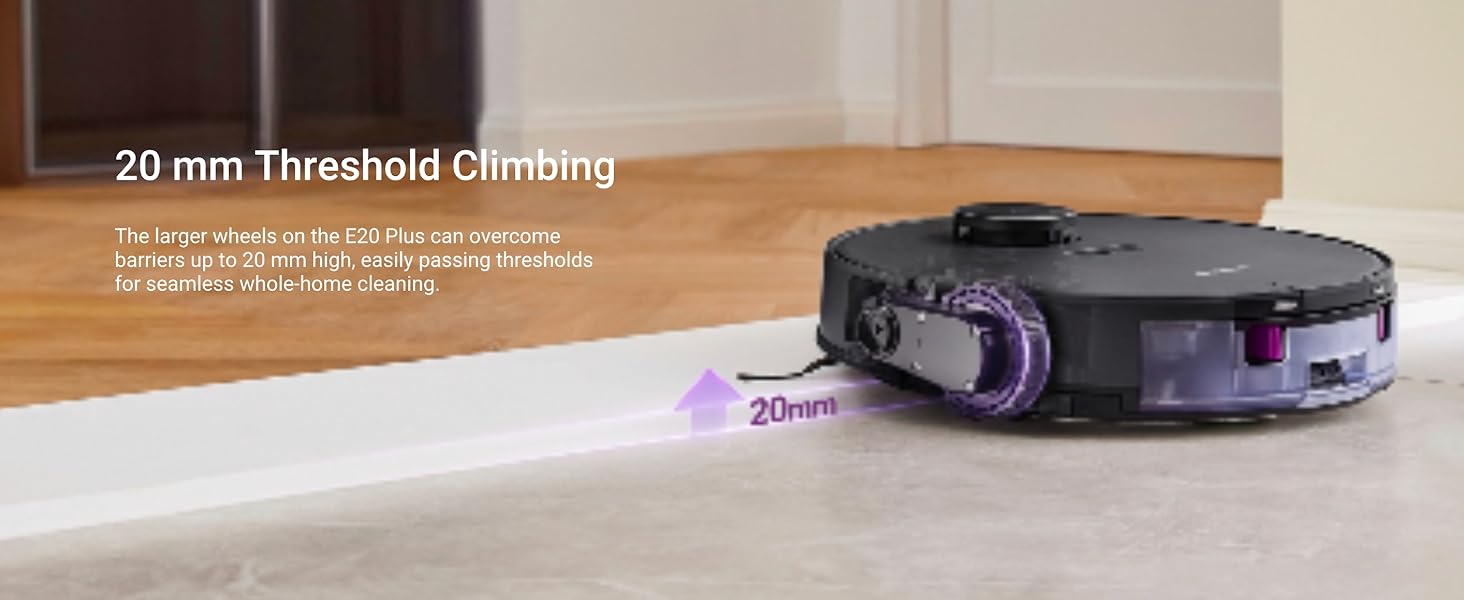 EUREKA E20 Plus Robot Vacuum with Self-Emptying Station