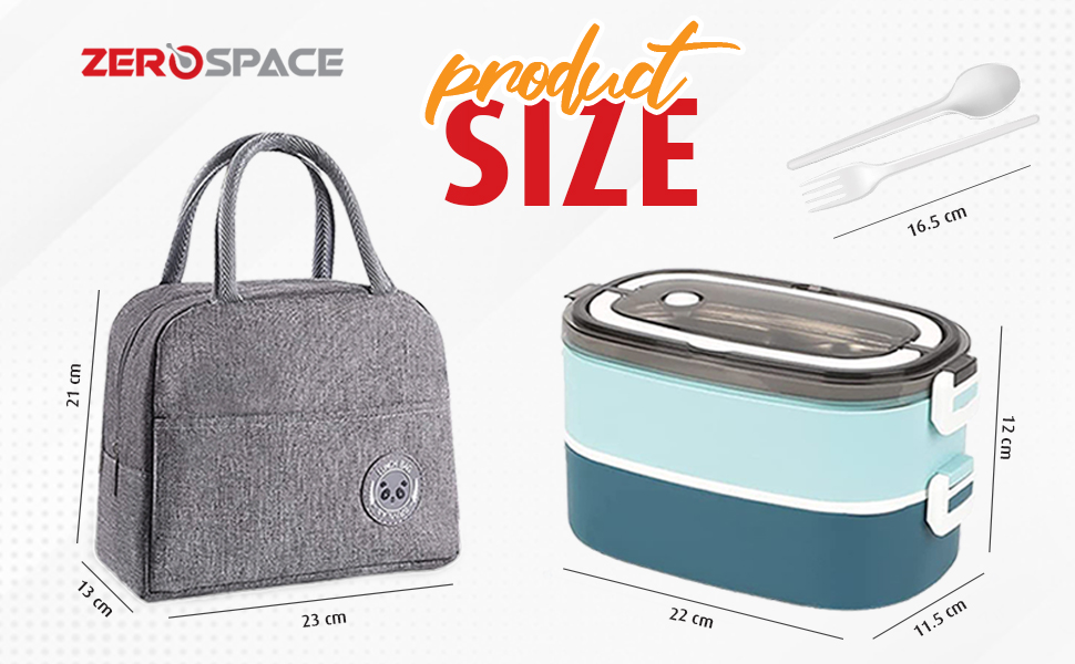 ZeroSpace Stainless Steel Lunch Box, Lunch Box for Kids School, Insulated Lunch Box for Adults ...