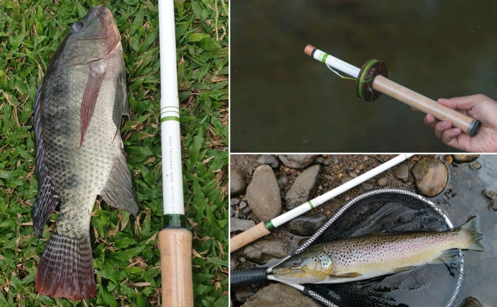 Amazon.com: Maxcatch Mini Tenkara Fly Fishing Rod with Extra Tip Section 12ft, 9ft6 : Sports ...