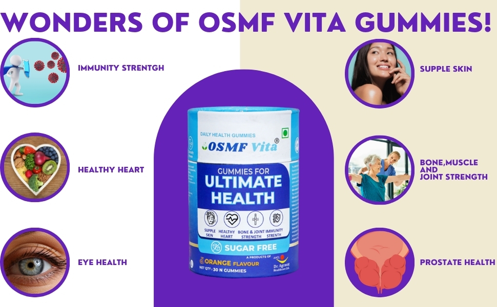 OSMF Vita® Gummies For Ultimate Health Lycopene Antioxidant + Multivatmin Supplement - Great for ...