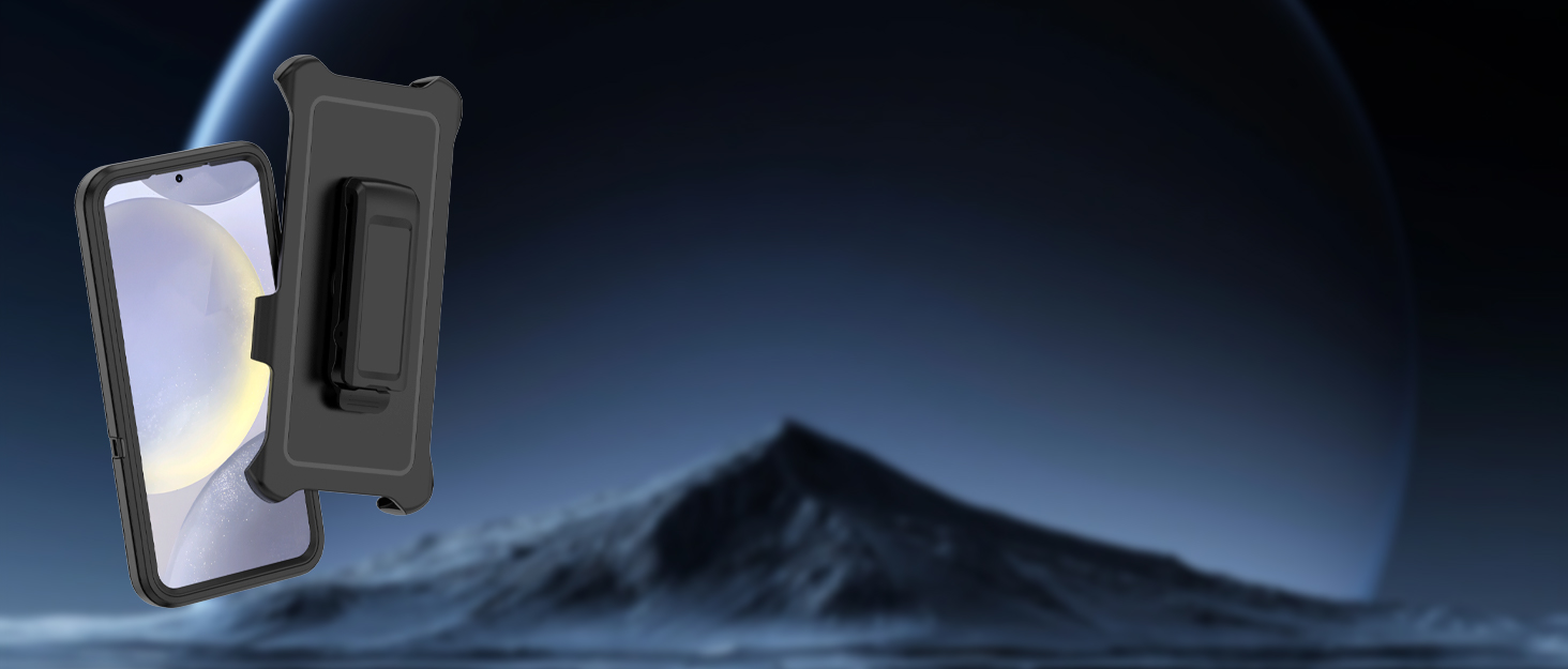 Amazon.com: TMIDVFV Compatible with Samsung Galaxy S24 Plus Case, with Belt Clip Holster Heavy ...