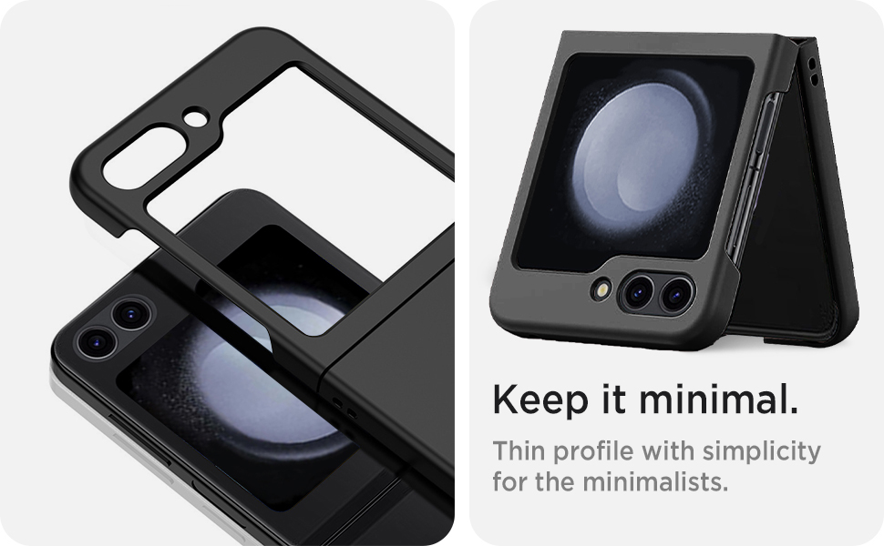 Amazon.com: Miimall Compatible for Samsung Galaxy Z Flip 5 5G Case, [Anti-Scratch Shockproof ...