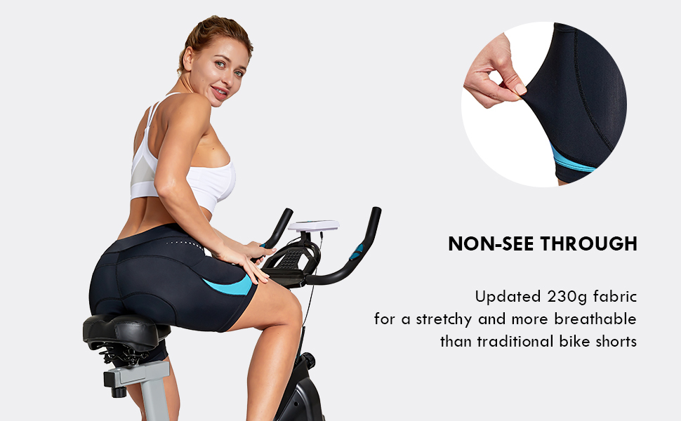 BALEAF Women's 4D Padded Bike Shorts Cycling Underwear with Padding Pockets Bicycle Gear Bike ...