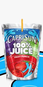 Amazon.com : Capri Sun Roarin' Waters Fruit Punch, Strawberry Kiwi & Tropical Punch Flavored ...