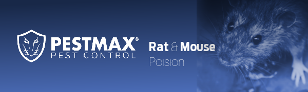 PESTMAX Rat Poison kit contains 2 x 150g mouse and rat poisoning sachets and 5 bait trays. Rat ...