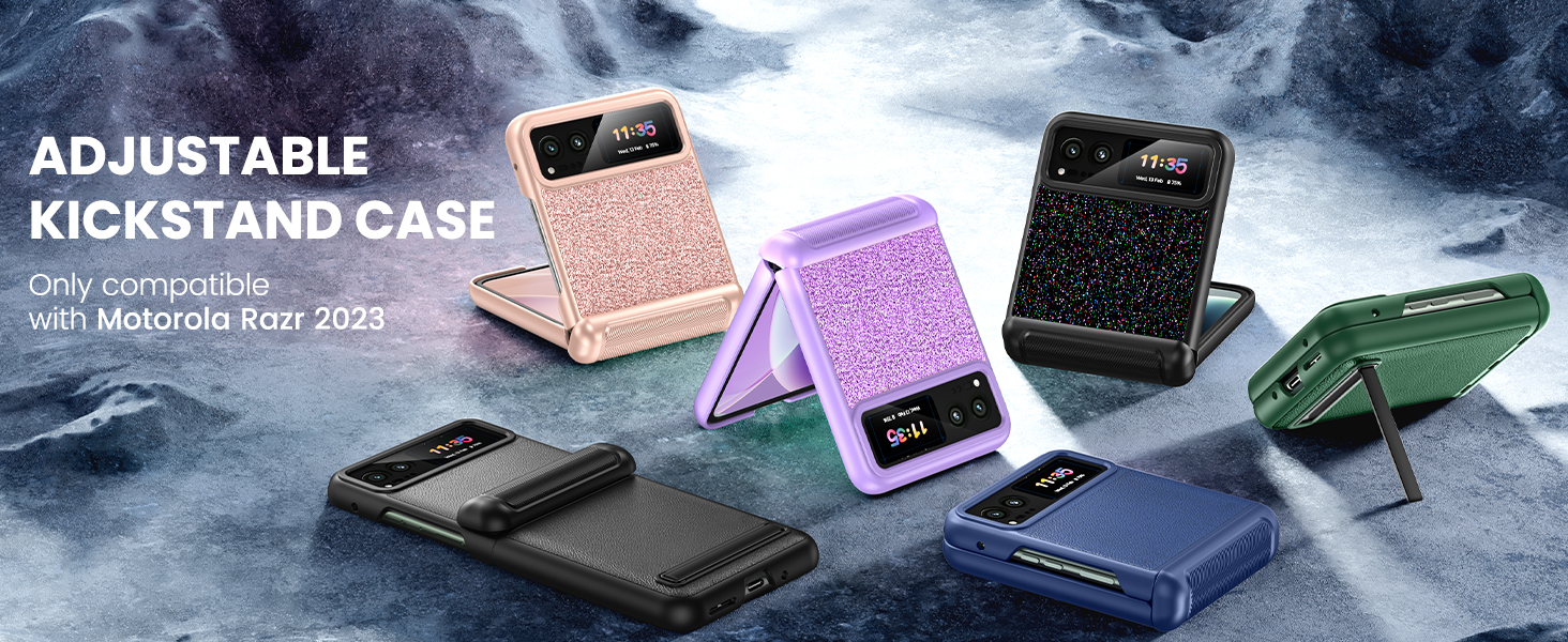 Amazon.com: VEGO for Motorola Razr 2023 Case with Hinge Protection [Not fit Razr Plus 2023 ...