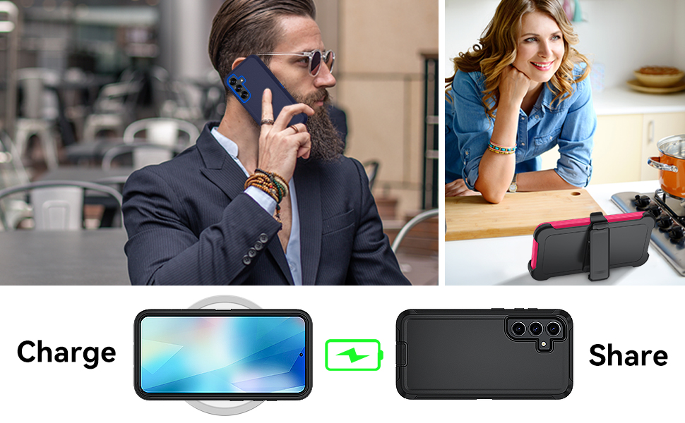 Amazon.com: CONWOE for Samsung Galaxy S25 Plus Case, with HD Tempered Glass Screen Protector ...