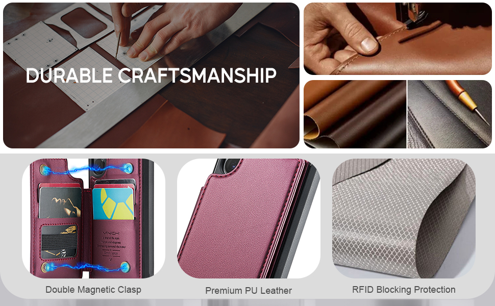 Amazon.com: Vinich for Samsung Galaxy S24 Ultra Wallet Case with Card Holder, RFID Blocking ...