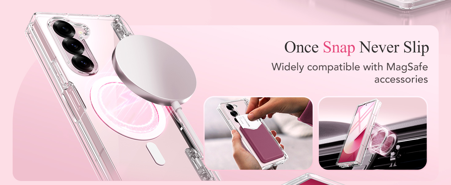 Amazon.com: TONGATE Magnetic for Galaxy Z Fold 6 Case with Screen Protector, [Compatible with ...