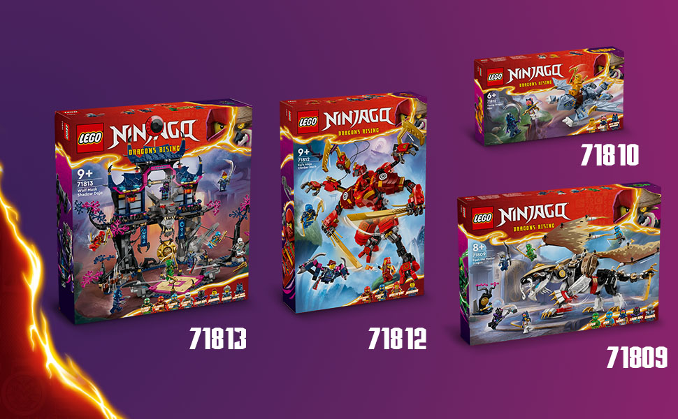 LEGO Set Ninjago 71810 Jovem Dragão Riyu 132 peças | Amazon.com.br