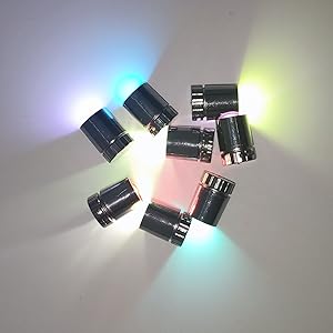 Amazon.com: 24 Full-color Pack Tiny Miniature DIY Battery Operated LED ...