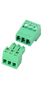 JHCBKFF 10 Set 2 Pin 3.81mm Pitch PCB Mount Screw Terminal Block ...