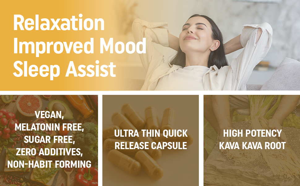 Amazon.com: Kava Kava Root Calming Supplement Capsules – Supports Relaxation and Mood Balance ...