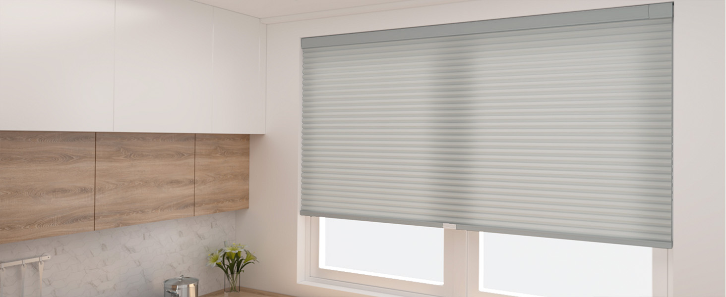 Amazon.com: Changshade No Drill No Tools Cordless Cellular Shades ...
