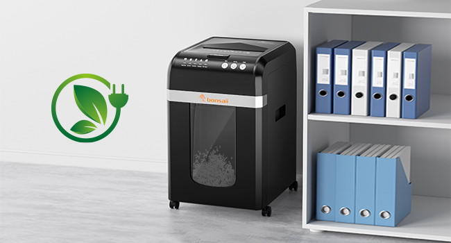 Bonsaii 200-Sheet Auto-Feed Paper Shredder, 60-Min Continuous Run, P-4 Micro-Cut, 31L Pull-Out ...