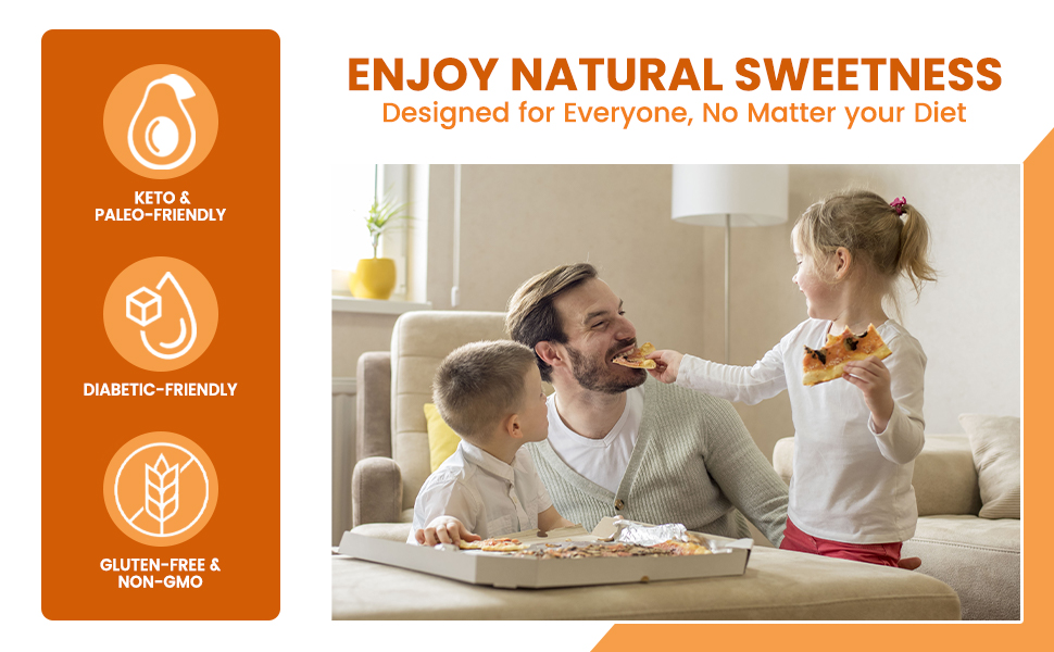 Amazon.com: Monk Fruit & Stevia Liquid Sweetener Drops - Natural Sweeteners & Sugar Alternatives ...
