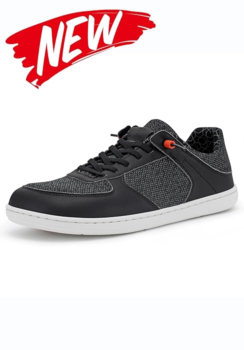 Amazon.com | Pulltop Barefoot Wide Toe Box Shoes for Men - Minimalist Barefoot Dress Shoes ...