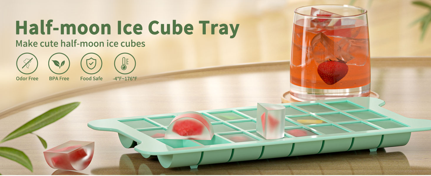 Amazon.com: Ice Cube Tray for Freezer with Bin: Easy Release Ice Cube Maker - 3Pack Stackable ...