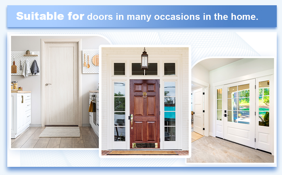 Pushglossy Replacement Door Bottom with Vinyl Fins 36" Long 1 3/4" Wide ...