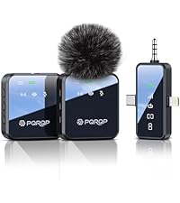 Amazon.com: PQRQP 3 in 1 Professional Wireless Lavalier Microphone for iPhone, Android, Camera ...