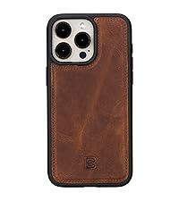Amazon.com: BOULETTA Wallet Case for iPhone 15 Pro Max Full Grain Leather Wallet, Detachable ...
