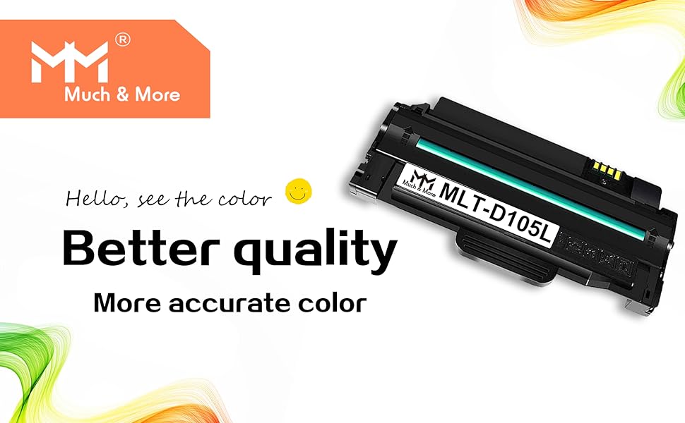 Amazon.com: MM MUCH & MORE Compatible Toner Cartridge Replacement for Samsung 105L D105L MLT ...