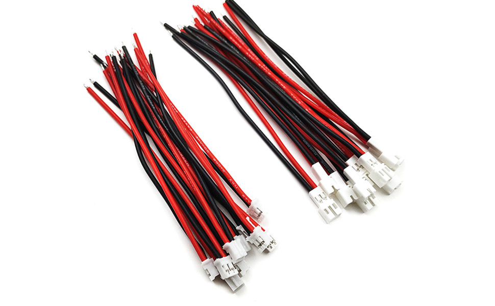 Amazon.com: 10Pairs JST-PH 2.0 2 Pin Male and Female Connector Soft Silicone Cable 10cm for ...