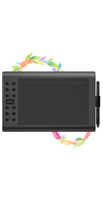 GAOMON S620 6,5 x 4 Pollici Tavoletta Grafica con Penna Senza Batteria per Disegnare : Amazon.it ...