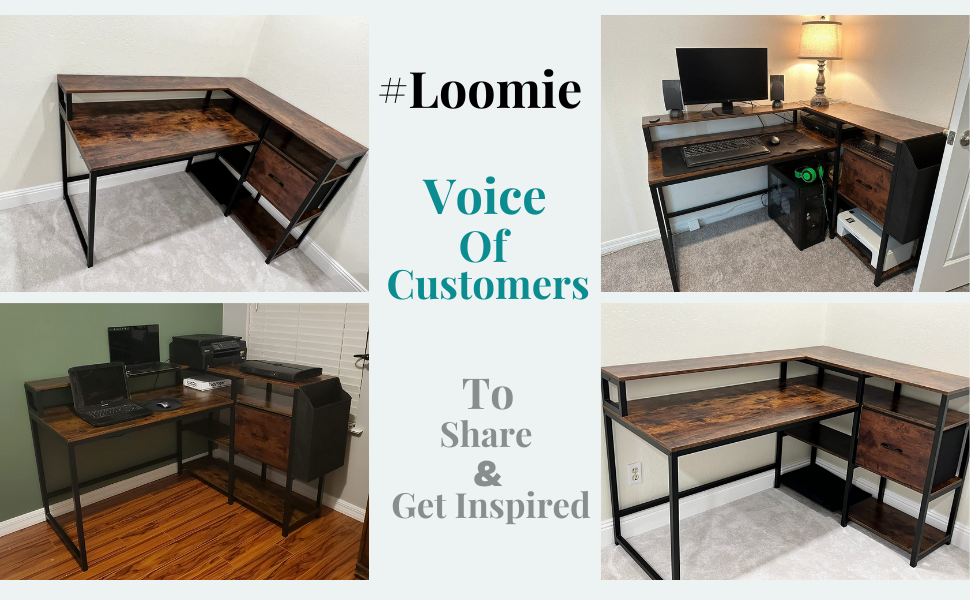 Amazon.com: Loomie Console Table with 2 Drawer, Heavy Duty 3 Tier Sofa Table Narrow Long with ...