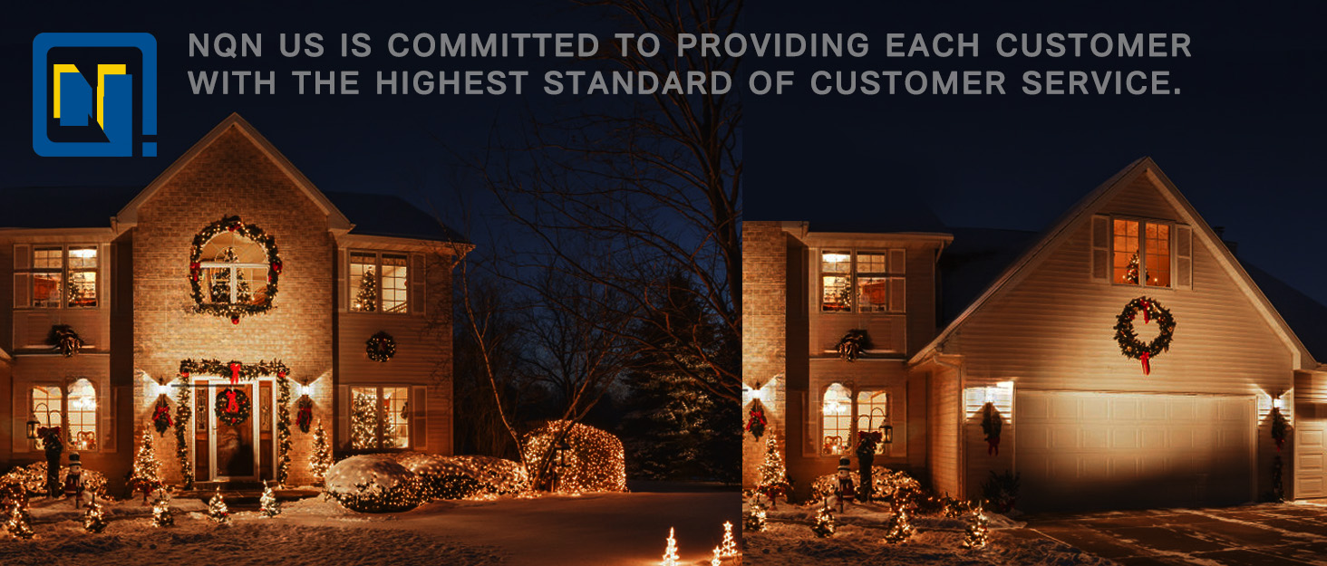 Amazon.com: 5 Pack 250FT Christmas White Garland Flower for Christmas and Non-Lit Soft Holiday ...