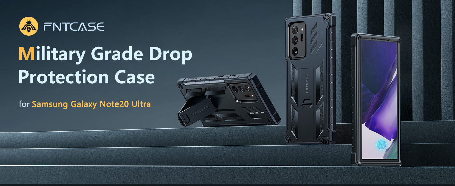 Amazon.com: FNTCASE for Samsung Galaxy Note-20-Ultra Case: Military Grade Drop Proof Protection ...