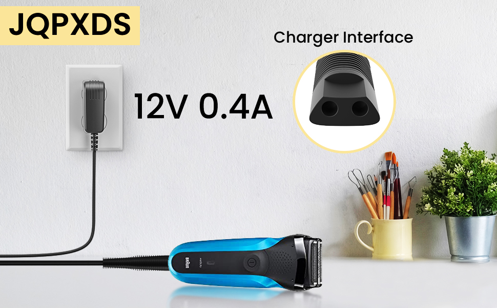 Amazon.com: 12V Charger Power Cord Fit for Braun Shaver Series 9 7 5 3 1 Electric Razor Trimmer ...