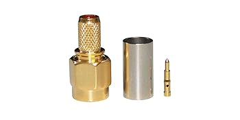 Amazon.com: aohsunetc SMA Connectors 10pcs SMA-C-J3 Male Crimped for RG58 RG142 Cable Internal ...