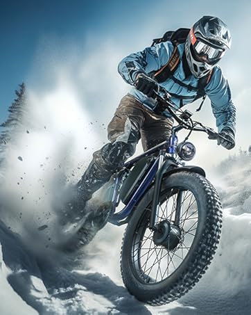 Amazon.com: FENGQS Electric Bike for Adults, 50MPH E Bikes, 5000W Dual Motor Ebike, 60V ...