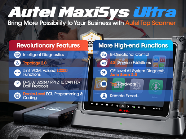 Mua Autel MaxiSYS Ultra 2024 Top Intelligent Scanner, Topology Mapping 2.0, Repair Assist ...