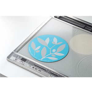 Amazon.co.jp: 高木金属工業(Takagi Metal) IH クッキングヒーター 専用 マット 水洗い可 直径 約 22cm オリーブブル SK-IMOBL : 大型家電