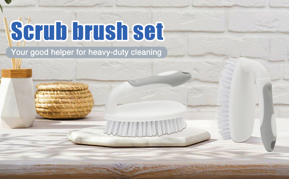 Amazon.com: Scrub Brushes for Cleaning Bathtub Scrubber Heavy Duty ...