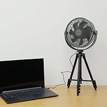 Amazon | エレス iFan Xtream アイファン エクストリーム IF-XT22 充電式パワフル3wayファン (BK) | iFan | 携帯扇風機