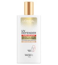 L'Oréal Paris, Protector Solar Diario FPS50+ UV Defender Fluido Invisible con ácido hialurónico ...