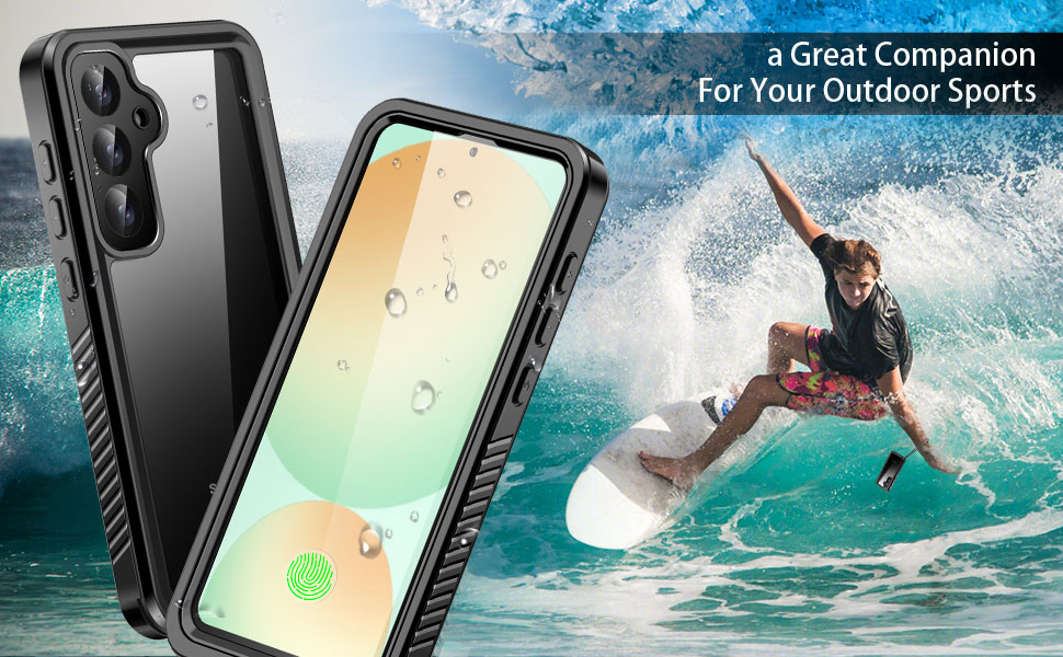 Amazon.com: AICase Waterproof Case for Samsung Galaxy S24 FE Clear Snowproof,Dustproof and ...