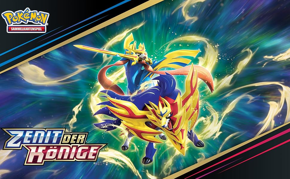 Pokémon-Sammelkartenspiel: Spezial-Kollektion Zenit der Könige: Pikachu-VMAX (2 geprägte ...