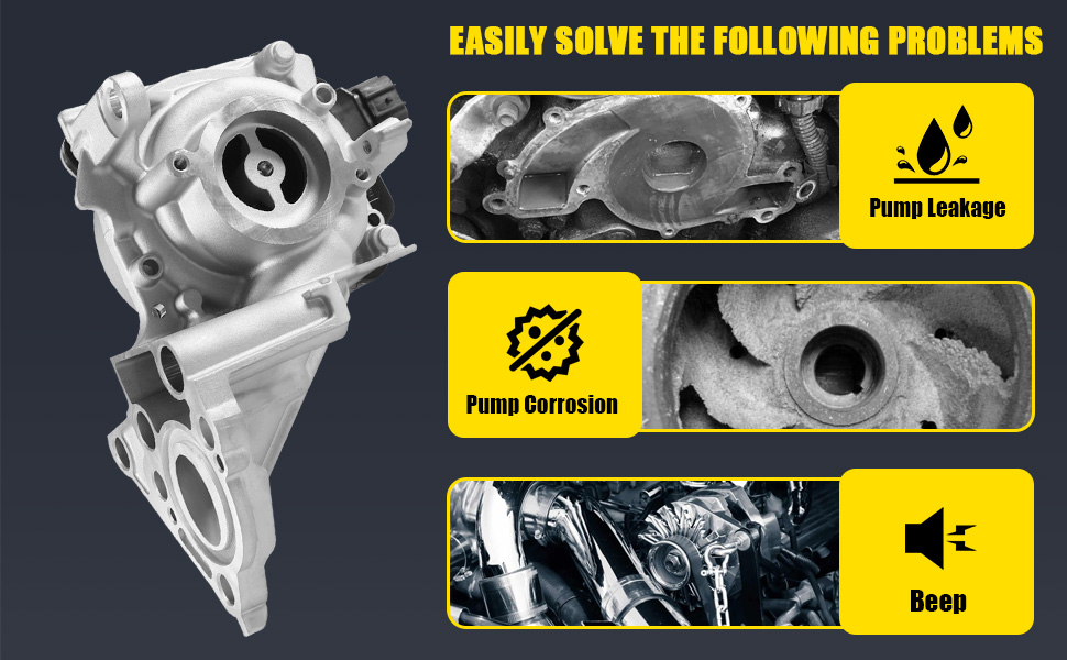 Amazon.com: Electric Water Pump 16032-F0011 Coolant Pump Compatible with Toyota 18-23 Camry 20 ...