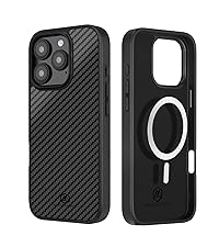 Amazon.com: MONOCARBON Real Forged Carbon Fiber Case for iPhone 16 Pro Max, Military Grade 6.9 ...