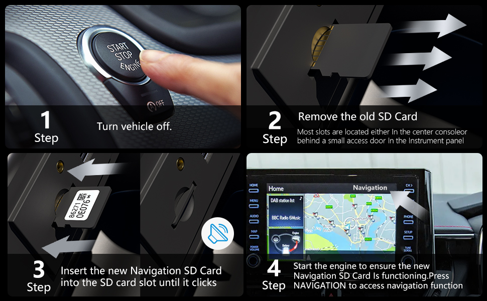 Amazon.com: Updated 86271-0E076 Navigation SD Card Compatible with Toyota, GPS Micro Cards ...