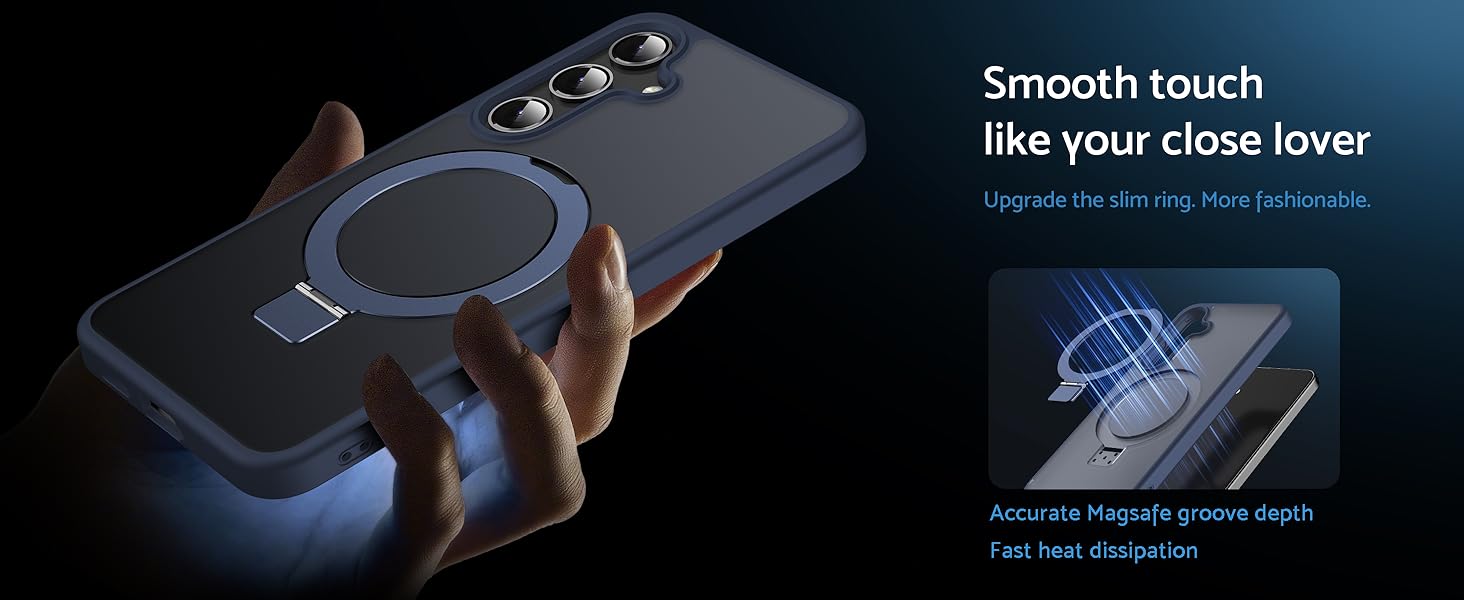 Amazon.com: DASFOND Mag-Stand Galaxy S24 Case, 2024 Upgraded [All-in-1] [Compatible with MagSafe ...